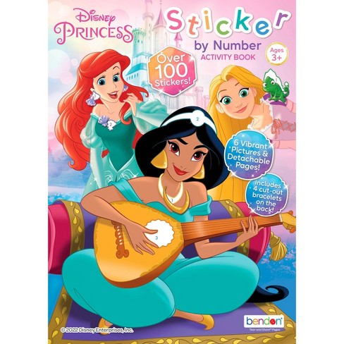 Disney Princess Sticker - By Number Activity Book : Target