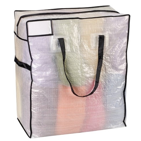 Household Essentials Mighty Storage Tote: Universal Plastic Storage Bag ...