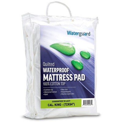 Waterguard Quilted Waterproof Cotton Top Mattress Pads : Target