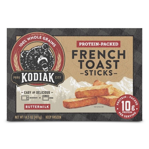 Kodiak Protein-packed Frozen Buttermilk French Toast Sticks - 14.5oz ...
