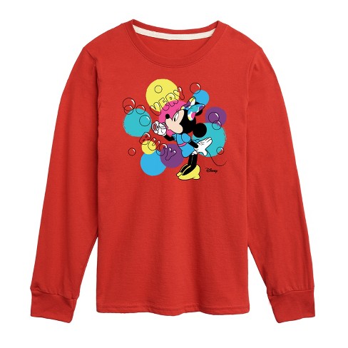 Boys' Disney Minnie Mouse Blowing Bubbles Everywhere Long Sleeve ...