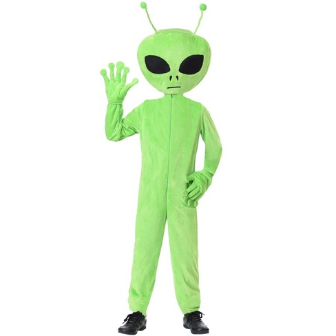 Halloweencostumes.com X Small Oversized Alien Costume For Kids, Black ...