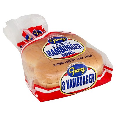 Franz Hamburger Buns - 15oz/8ct : Target