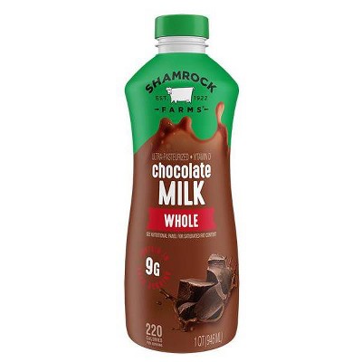 Shamrock Farms Chocolate Milk - 1qt : Target