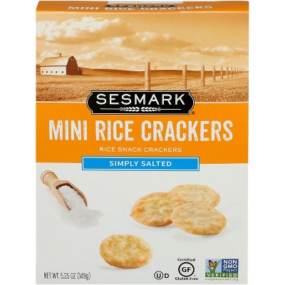 Sesmark Mini Rice Cracker Lightly Salted - Case Of 6 - 5.25 Oz : Target