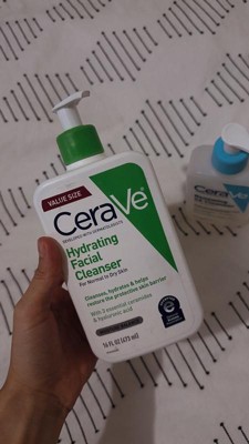 Cerave Face Wash, Hydrating Facial Cleanser For Normal To Dry Skin : Target