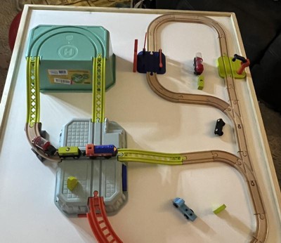 Train Set - Gigglescape™: Wooden & Plastic Toy, Railroad Crossing Gate ...