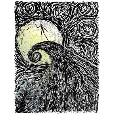 Men's The Nightmare Before Christmas Jack Skellington Spiral Hill ...
