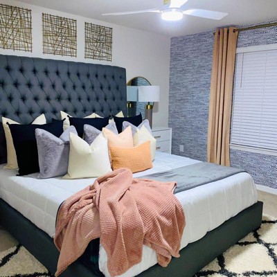 Tempaper Moire Dots Self-adhesive Removable Wallpaper Black/white : Target