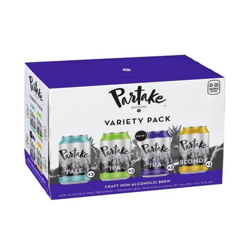 Partake Brewing Variety Pack Na 12pk Cans : Target