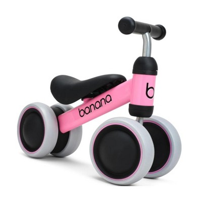 Babyjoy 4 Wheels Baby Balance Bike For 2 Years Old Boys Girls With Soft ...