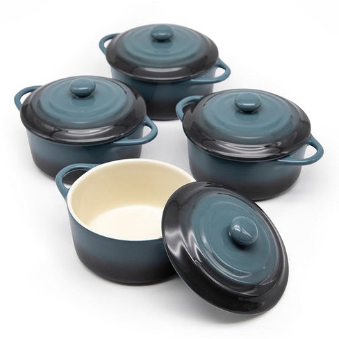 Kook Mini Casserole Dishes, 12 Oz, Set Of 4, Stone Ombre : Target