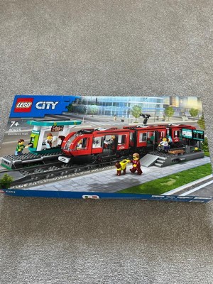 Lego City Downtown Streetcar And Station Toy Train Set 60423 : Target