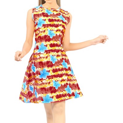 La Leela Women's Mini Beachwear Vacation Dress Swim Suit Summer Loose ...