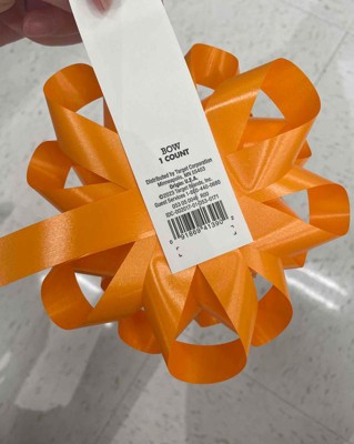 Orange Jumbo Gift Bow - Spritz™ : Target