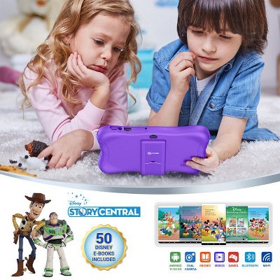 Contixo V8 Kids 7" Tablet With 50 Disney Ebooks, 32gb And Android 11 ...