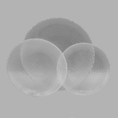 Gibson Home 12 Piece Apple Delight Textured Glass Dinnerware Set In ...