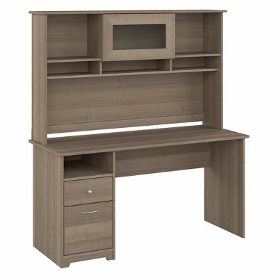 Bush Furniture Cabot 60w Computer Desk With Hutch, Ash Gray : Target