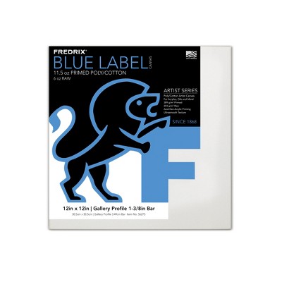 Fredrix Blue Label Ultra-Smooth Stretched Artist Canvas, Gallery ...