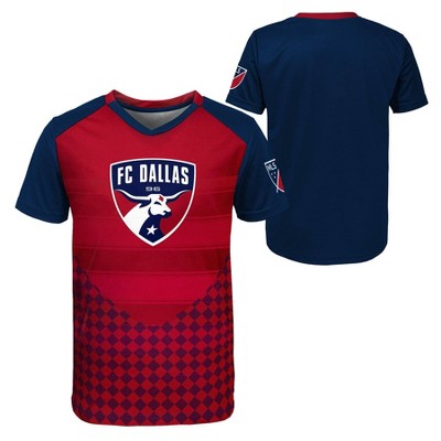 Mls Fc Dallas Boys' Sublimated Poly Jersey - Xs : Target