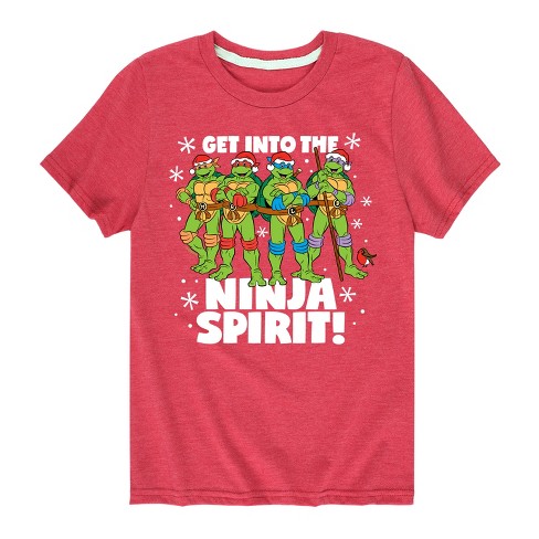 Boys' Teenage Mutant Ninja Turtles Get Into The Ninja Spirit Short Sleeve Graphic T-shirt ...