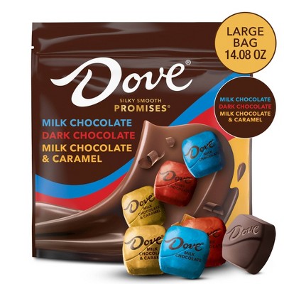 Dove Milk Chocolate, Dark Chocolate, And Chocolate & Caramel Candy ...