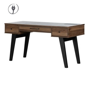 HomeStock 30 in.H Gray Color Metal Writing Desks with All Purpose ...