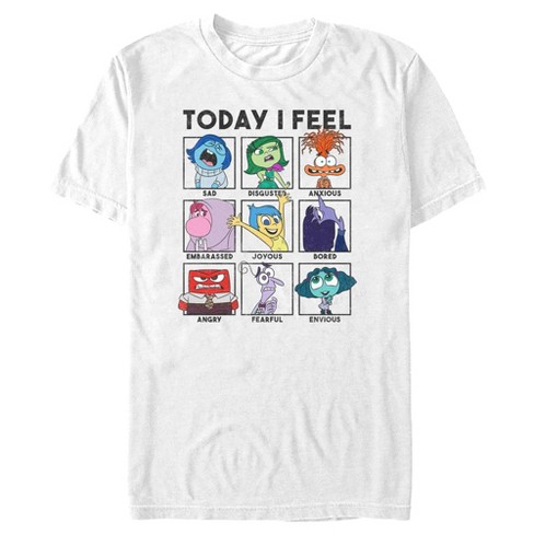 Men's Inside Out 2 Today Moods T-shirt - White - 2x Large : Target