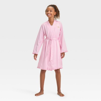 Girls' Fao Schwarz Nightgown With Robe Pajama Set - Pink S : Target