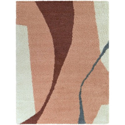 5'3"x7' Levine Mid-century Modern Geometric Rug Red - Balta Rugs : Target