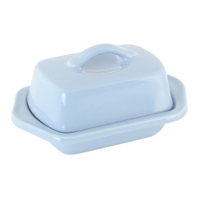 Blue Rose Polish Pottery Hummingbird Butter Dish : Target
