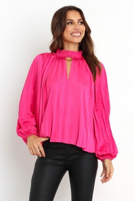 Petal And Pup Women's Michelle Top - Hot Pink 4 : Target