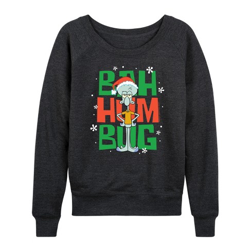 Women's - Spongebob Squarepants - Squidward Bah Humbug Lightweight ...