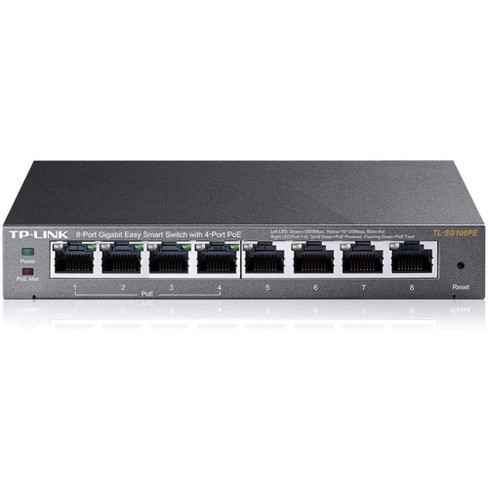 Tp-link 8-port Gigabit Poe Easy Smart Managed Switch With 55w 4-poe ...