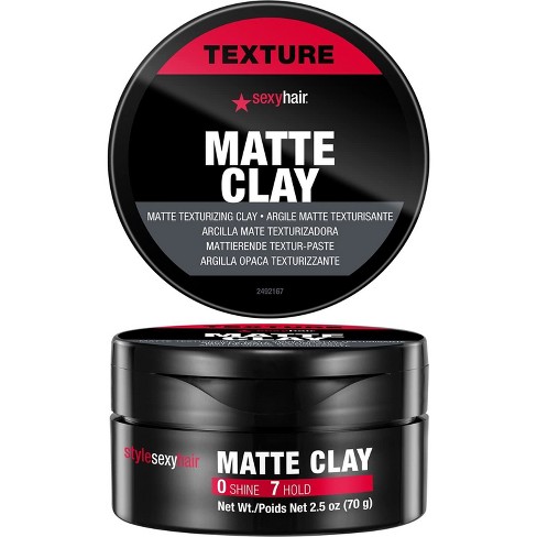Sexy Hair Texture Matte Clay Texturizing Hair Clay (2.5 Oz) Separates ...