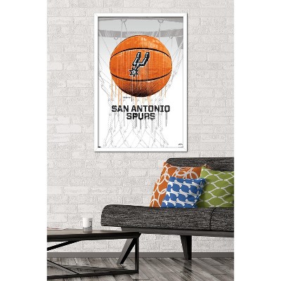 Trends International Nba San Antonio Spurs - Drip Basketball 21 Framed ...