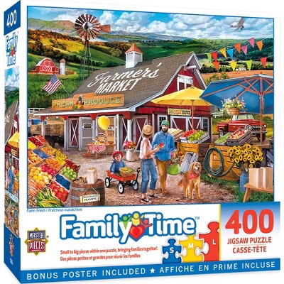 Masterpieces 400 Piece Jigsaw Puzzle - Day At The Fairgrounds - 18"x24 ...