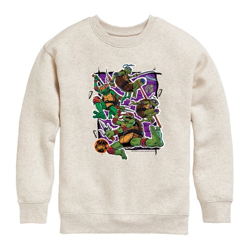 Teenage Mutant Ninja Turtles Mutant Mayhem Brotherhood Group Graphic Graphic Long Sleeve Fleece ...