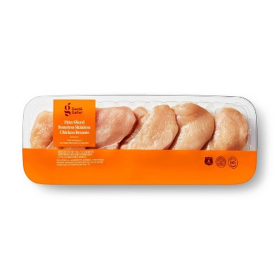Thin Sliced Chicken - 1-3 Lbs - Price Per Lb - Good & Gather™ : Target
