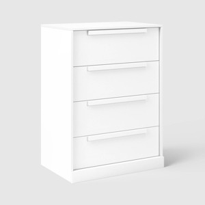 Modern 4 Drawer Dresser White - Room Essentials™ : Target
