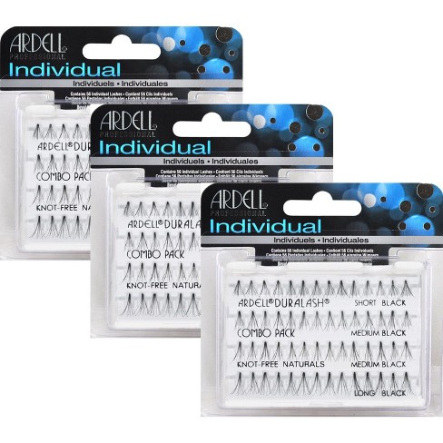 Ardell Individuals - Duralash Knot-free Combo Pack #65063 Black ...