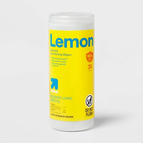 Lemon All Purpose Disinfecting Wipes - 35ct - Up&up™ : Target