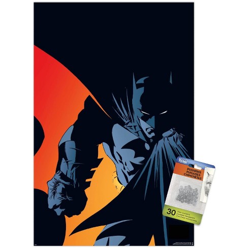 Trends International Dc Comics Batman - Shadows And Orange Unframed ...