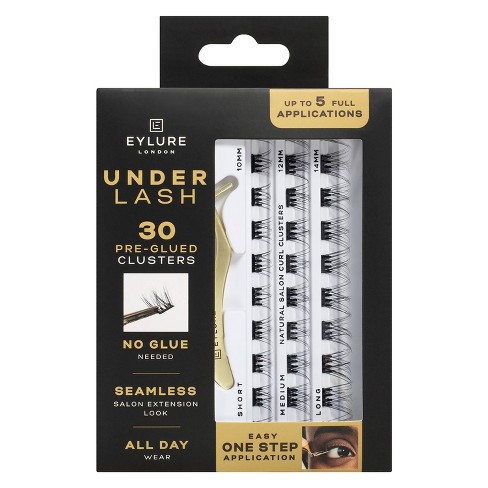 Eylure Underlash Pre-glued Clusters False Eyelashes - 30ct : Target