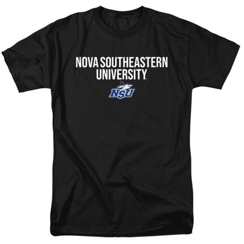 Nova Southeastern University Official Stacked Adult T Shirt, Black : Target