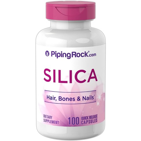 Piping Rock Silica Supplement 500mg | 100 Capsules : Target