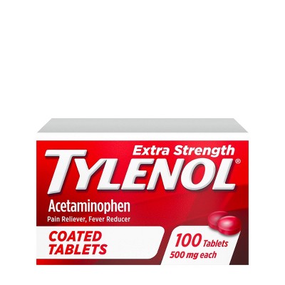 Tylenol 8 Hour Muscle Aches & Pain Tablets - Acetaminophen - 100ct : Target