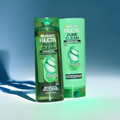 Garnier Pure Clean Everyday Shampoo And Conditioner - 25 Fl Oz/2pk : Target