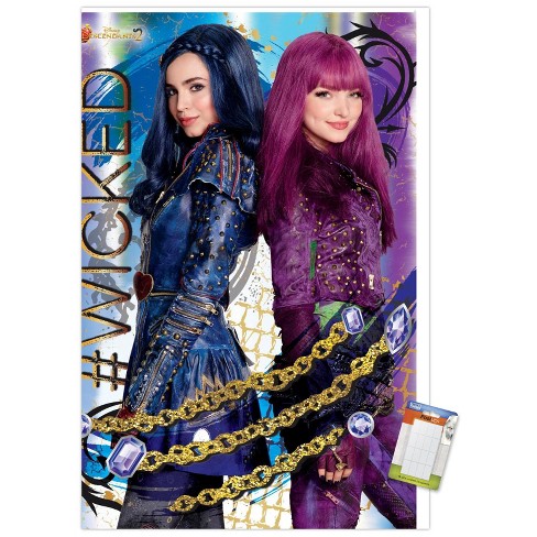 Trends International Disney Descendants 2 - Wicked Unframed Wall Poster ...