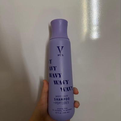 V&co. Beauty Wavy Hair + Peptide Shampoo 12oz : Target